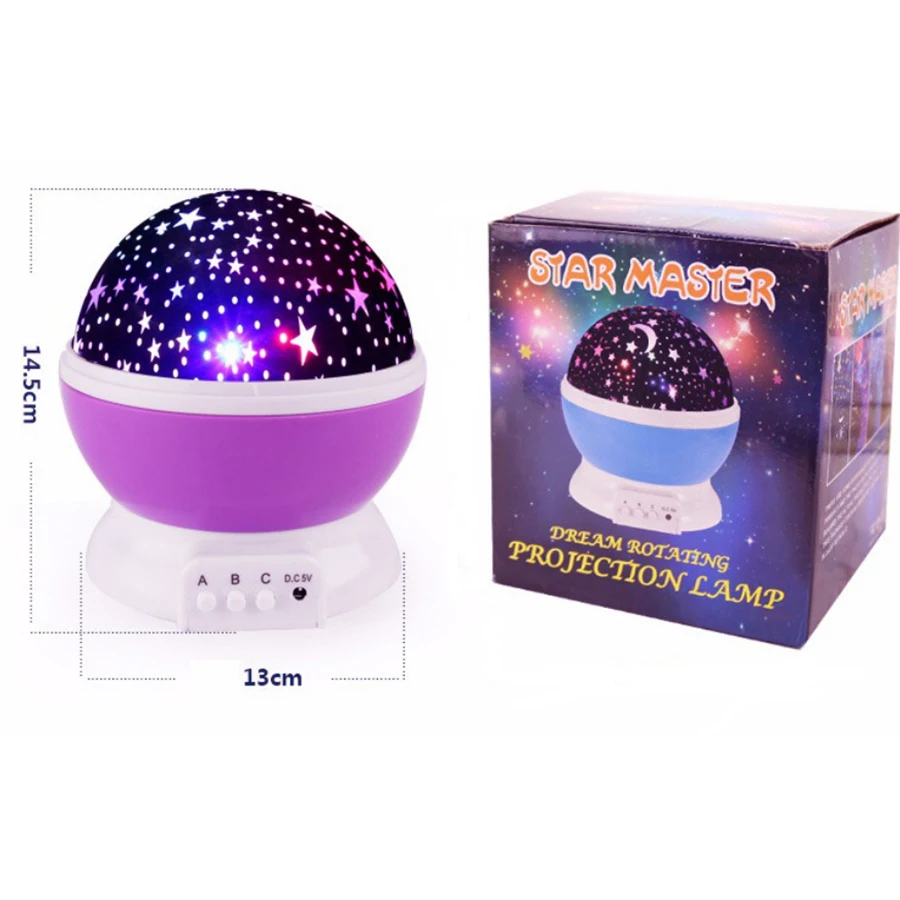 Sky Projector Night Light LED Starlight dream rotate romantic Starlight ...