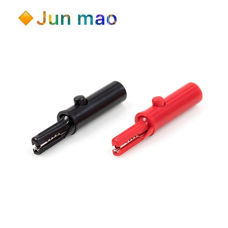 2Pcs/Lot Push Button Type Full Protective Alligator Clip For ...
