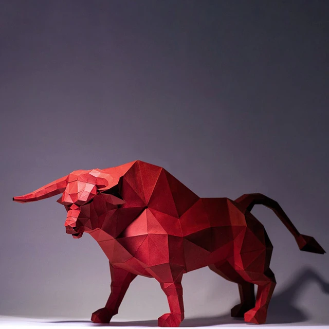 3d Origami Cow