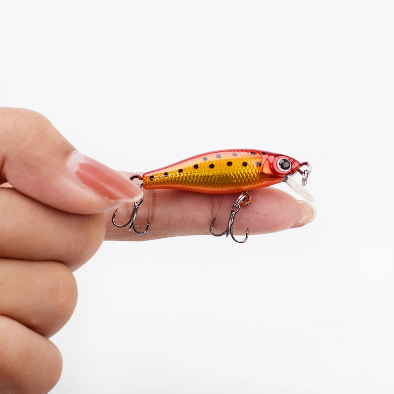 Wobblers Jerkbait 4.8cm 3g Hard Mini Bait Small Minnow Crank Fishing ...