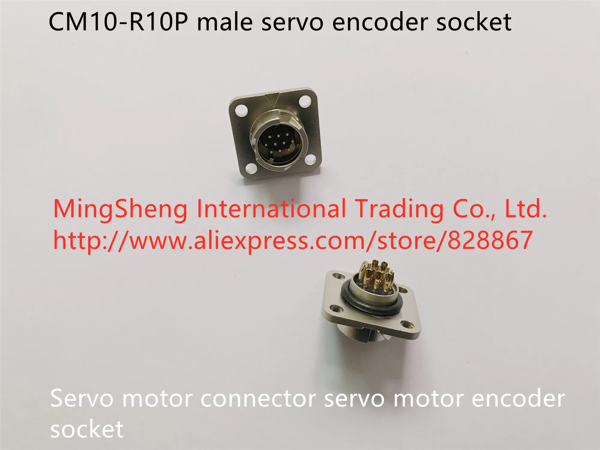 Original New 100% Cm10-r10p Male Servo Encoder Socket Servo Motor ...