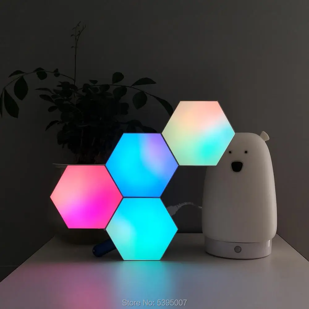 Dropshipping Mobile Phone App Controlled Honeycomb Module Hexagon Light ...