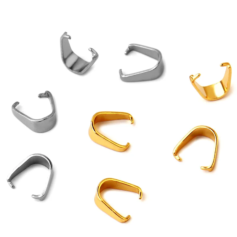 Clips y cierres colgantes de acero inoxidable, gancho de plata, Clip de ...