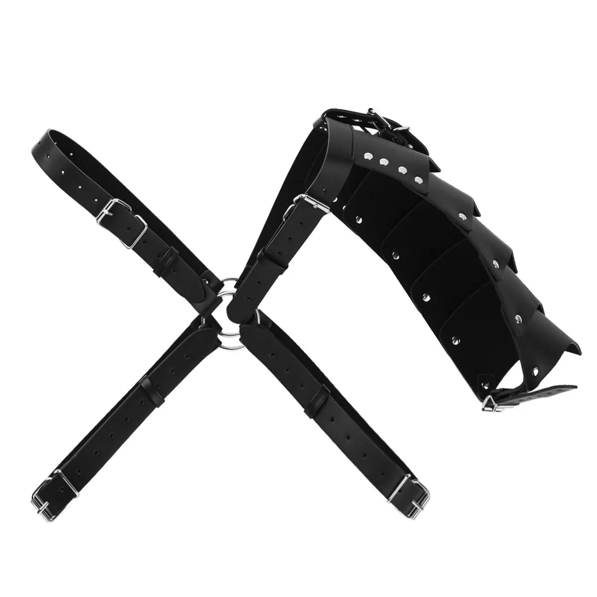 X-Shaped Leather Chest Harness - Queerks™
