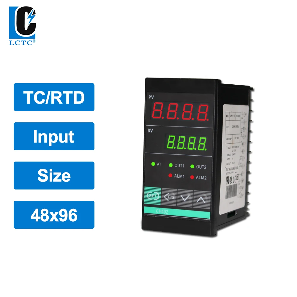 TC-RTD-input-CH402-48x96mm-SSR-Relay-4-20mA-0-10V-output-RKC-Industrial ...