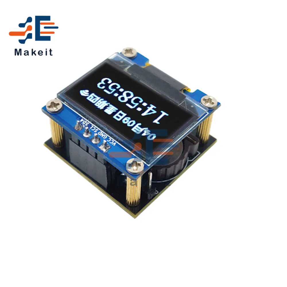ESP8266 0.96 inch OLED Display Module DIY LCD Screen WiFi Clock Module ...