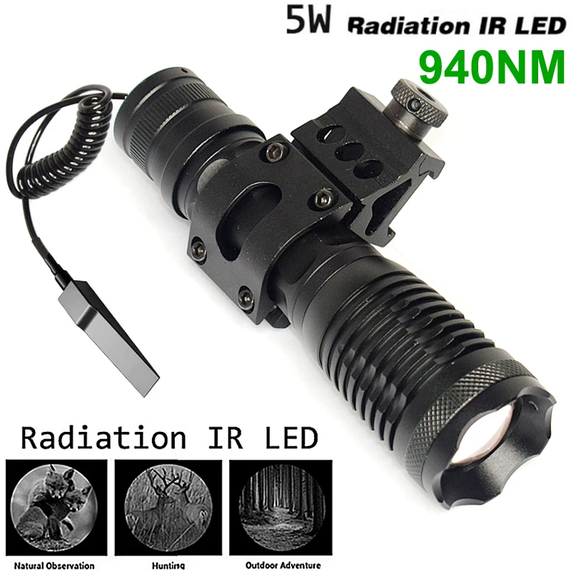 IR850NM-5W-infrared-night-vision-device-940NM-fill-light-focusing-200 ...