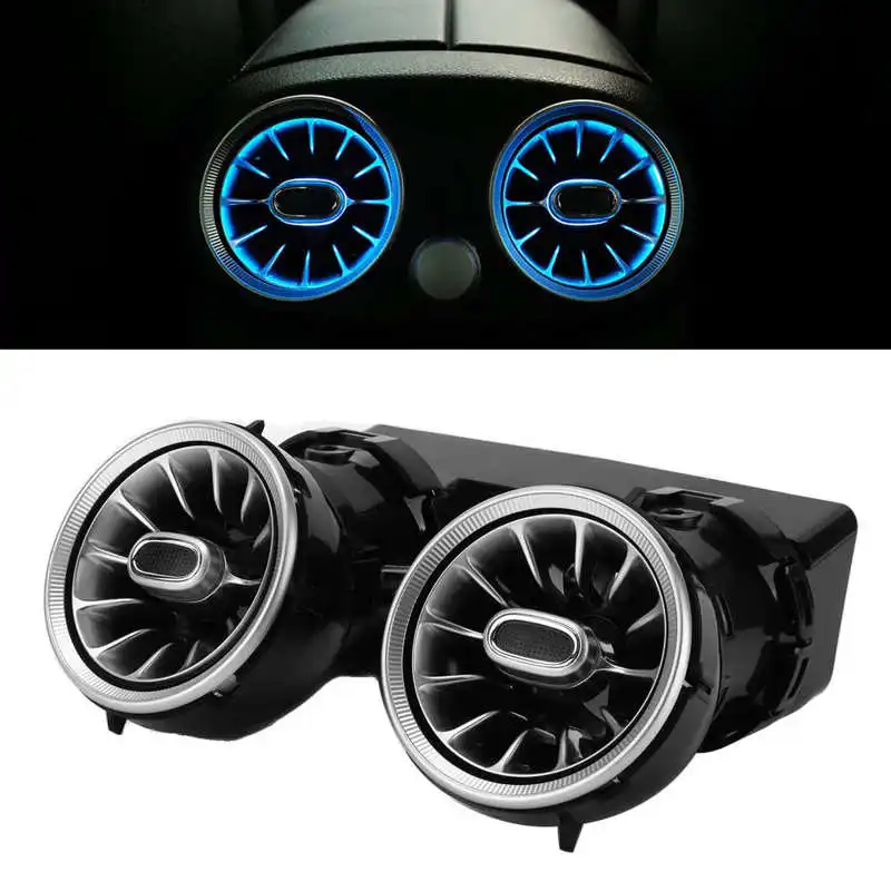 3-Color-Rear-LED-Turbine-Air-Vent-Ambient-Light-Kit-for-Mercedes-Benz-C ...