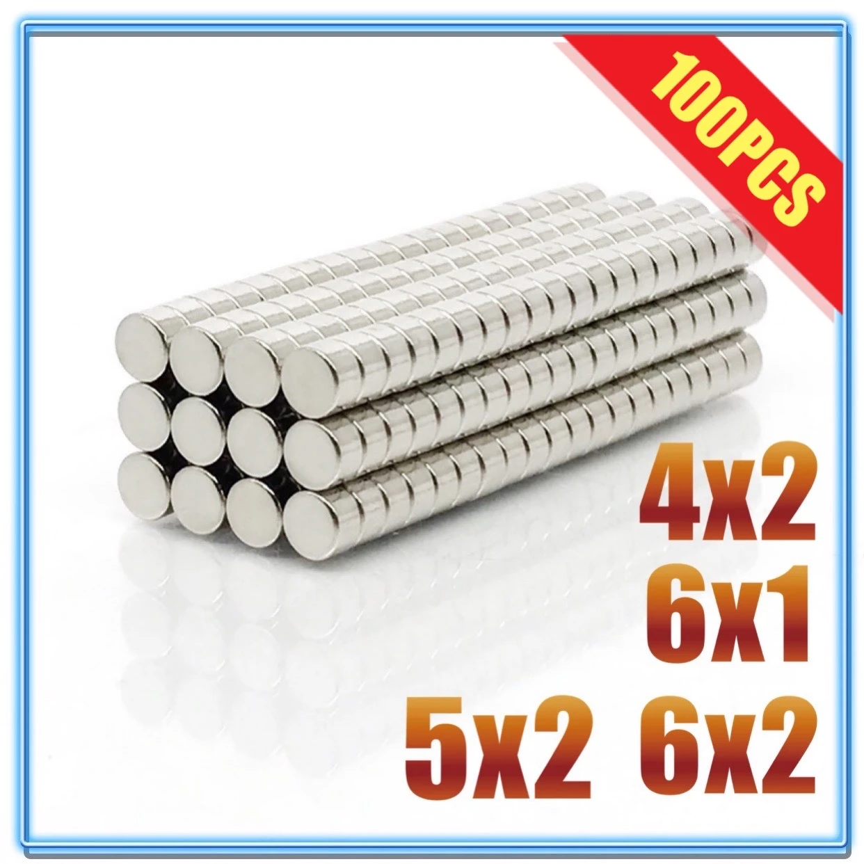 20/50/100/200PCS 4X2 5x2 5x3 6x1 6x2mm Magnet Hot Small Round Magnet ...