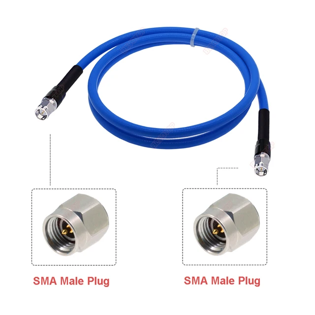 RG401 50-5 Cable N Type Male Plug to SMA Male Plug High Frequency Low ...
