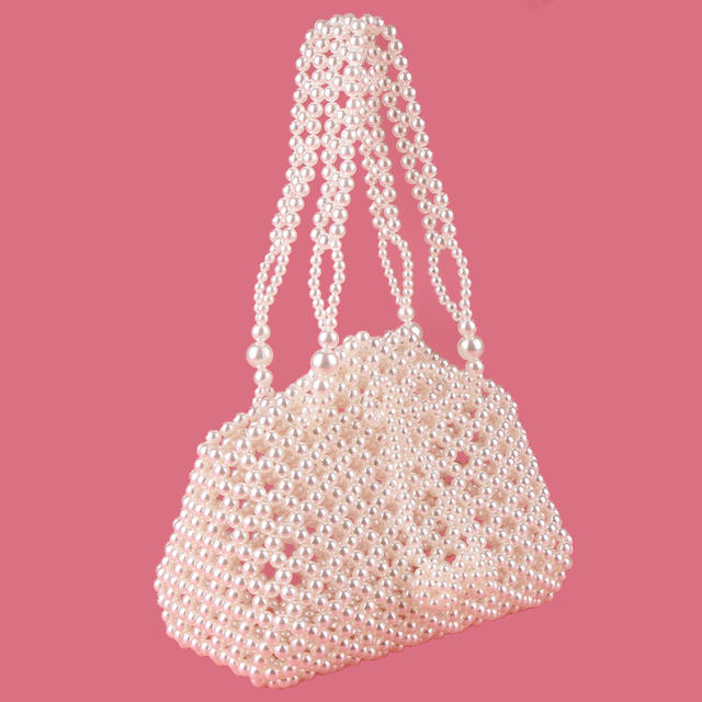 Retro Dinner Pearls Handbag