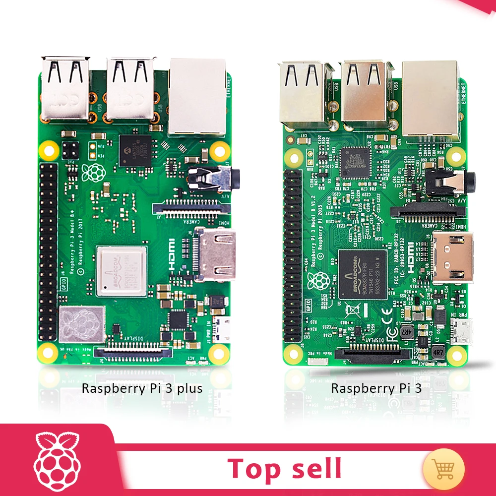 Raspberry Pi 3b plus, con Wifi y Bluetooth|Tablero de demostración| - AliExpress