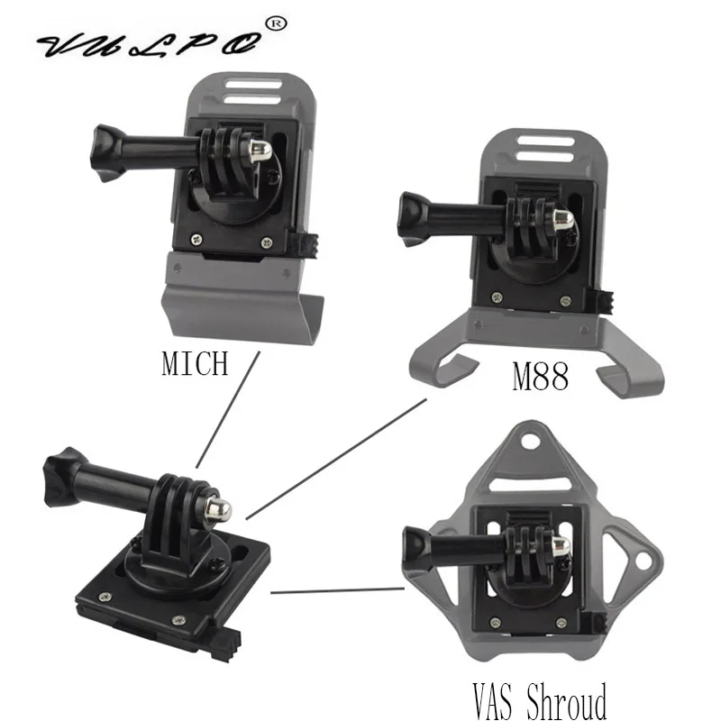 VULPO FAST/MICH/NVG/M88 Tactical Helmet Base Adapter Fixed Mount For ...