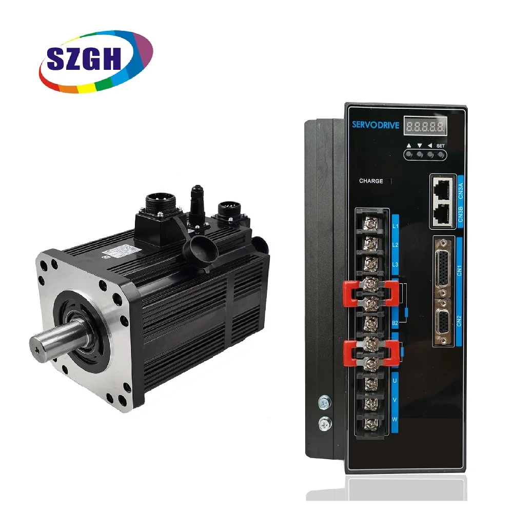 high-performance-5-5kw-380V-ac-servo-motor-and-driver-with-brake-5500w ...