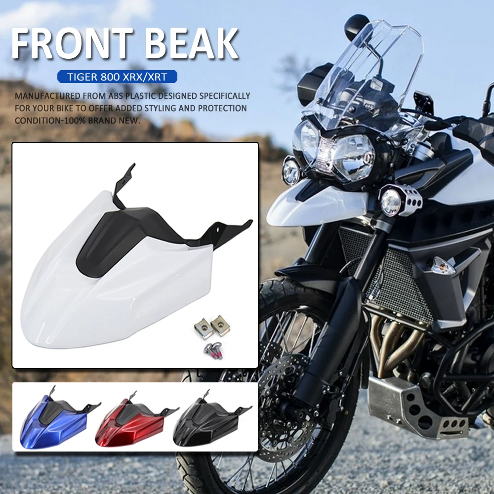 New Motorcycle Front Beak Extend Wheel Fender Nose Extension Cover For ...