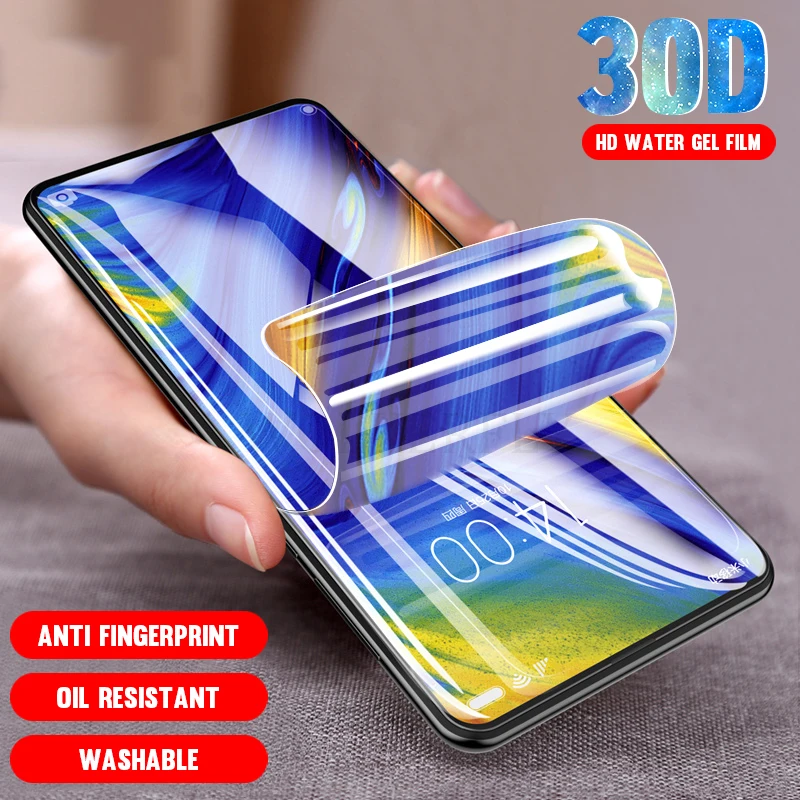 Для samsung A50 A70 A30 A10 30D Гидрогелевая пленка протектор экрана ...