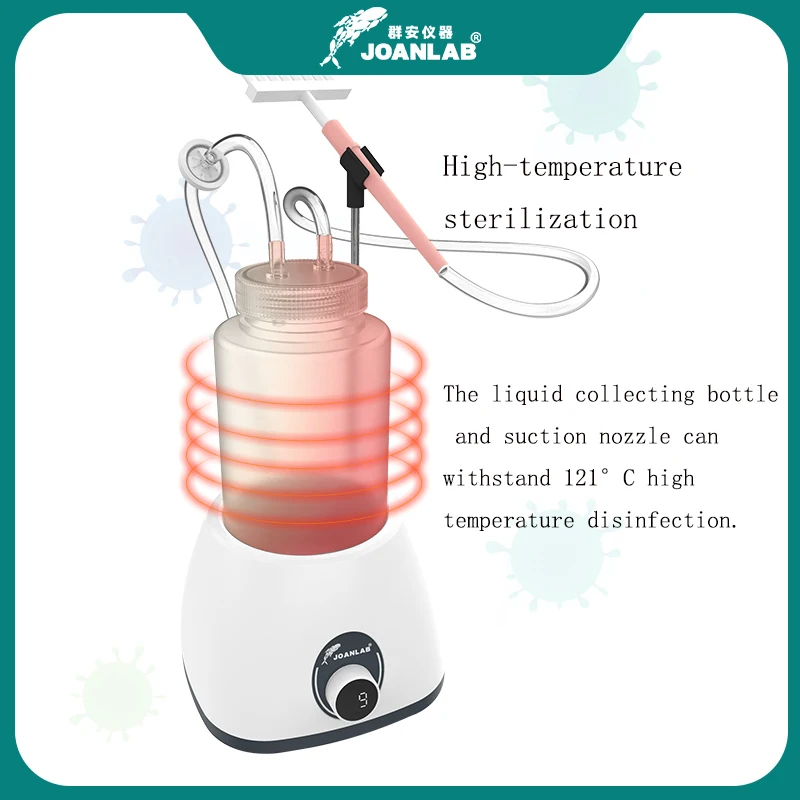 Laboratory Digital Display Small vacuum pipette pump adjustable speed ...