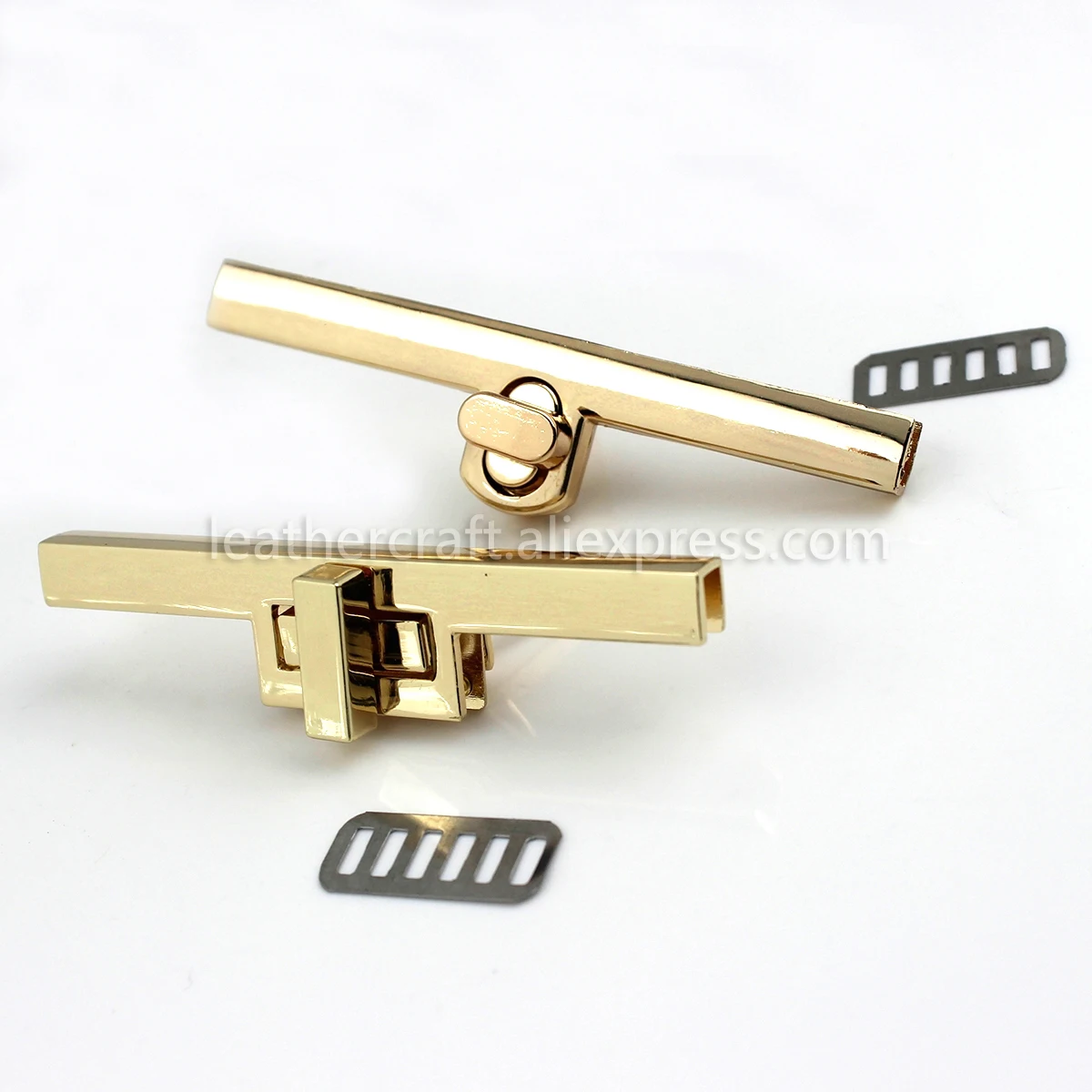 1x-Metal-Bag-Tape-Turn-Lock-Twist-Lock-Clasp-buckles-Leather-Craft ...