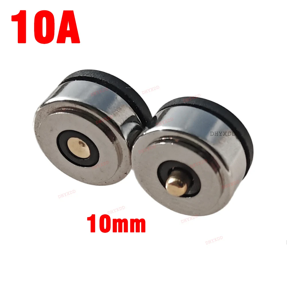 10Pair-2Pin-Magnetic-DC-Charging-Magnet-Connector-Round-2A-10A-5V-Male ...