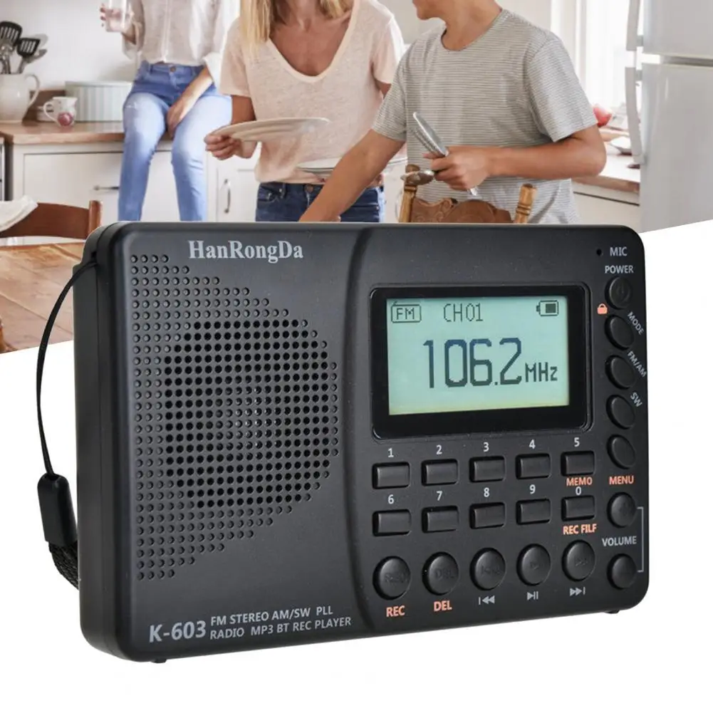 K-603-Three-Languages-Display-Portable-FM-Card-Digital-Radio-Bluetooth ...