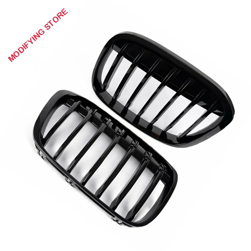 51117383363 51117383364 Gloss Black Front Bumper Kidney Grill Grilles ...