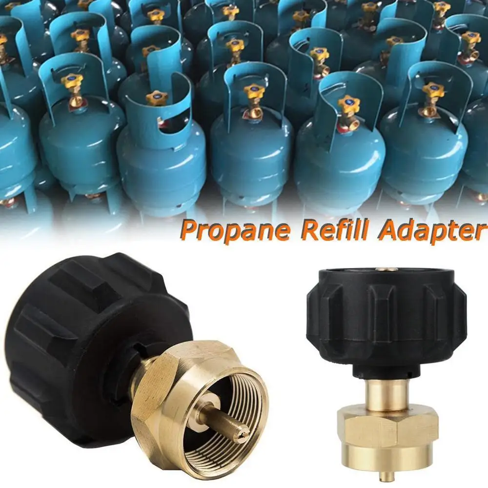 Propane Bottle Refill Adapter Kit 1 Lb Small Cylinder Kitchen Easy ...