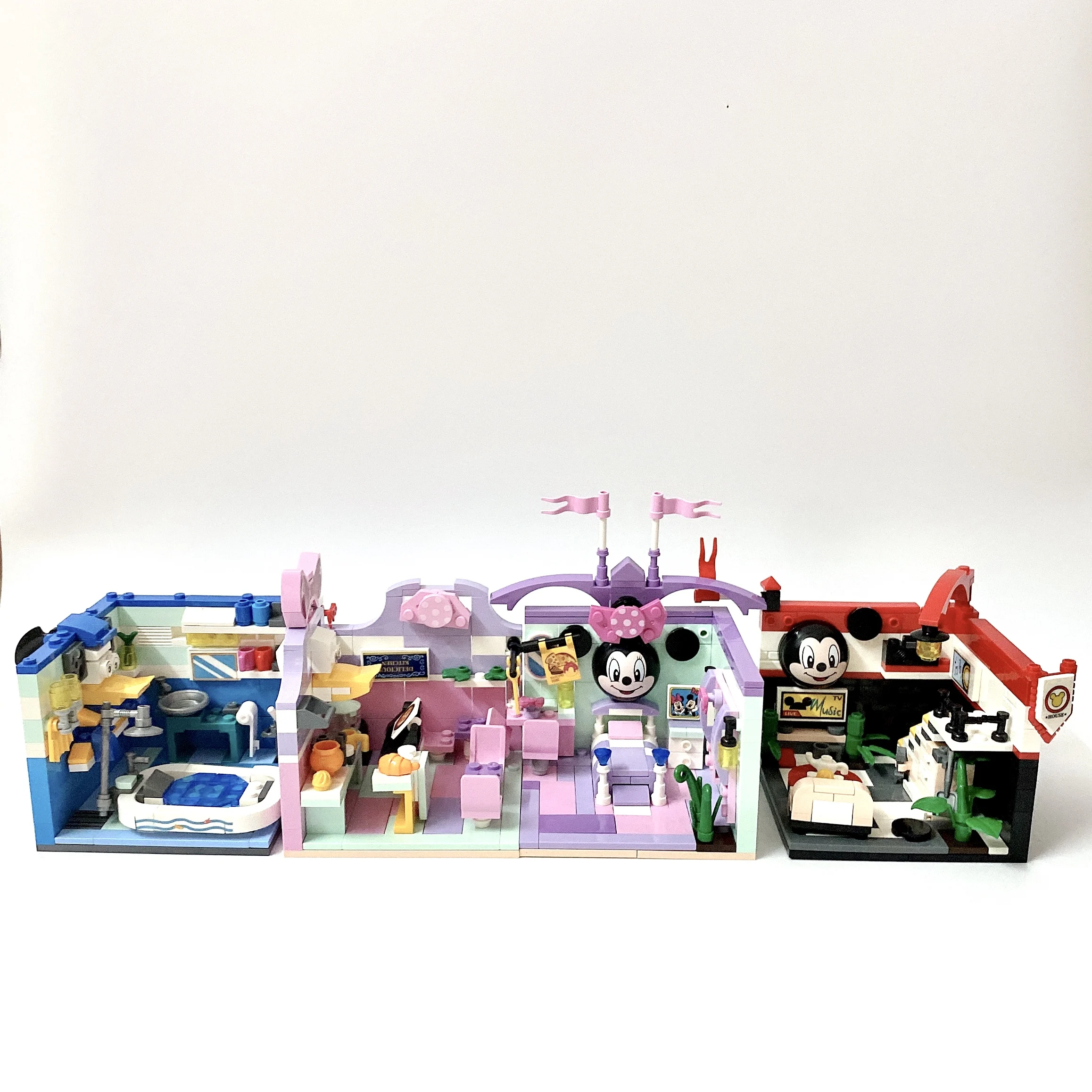 2020-Disney-4in1small-building-block-toys-fairy-tale-dream-house-Mickey ...