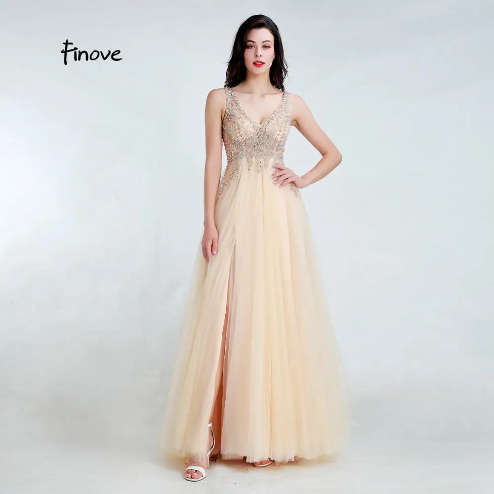 Finove, новые вечерние платья, длинные,, сексуальные, с разрезом, v ...