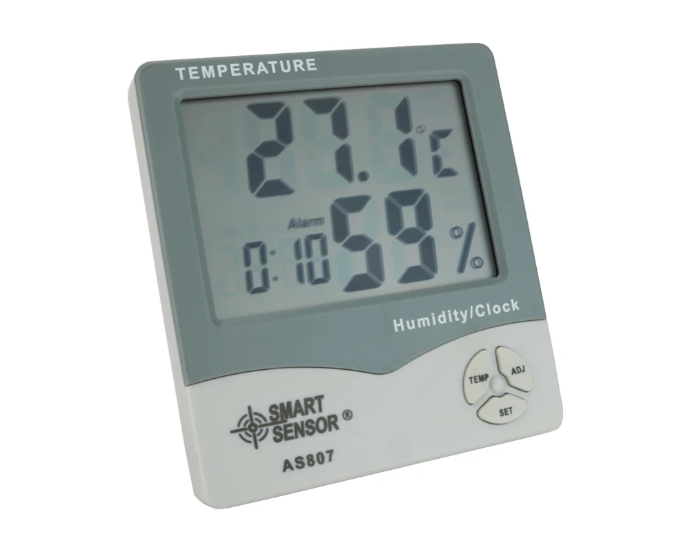 SMART SENSOR AR807/AS808/AR867/AS807 Temperature-Humidity Clock