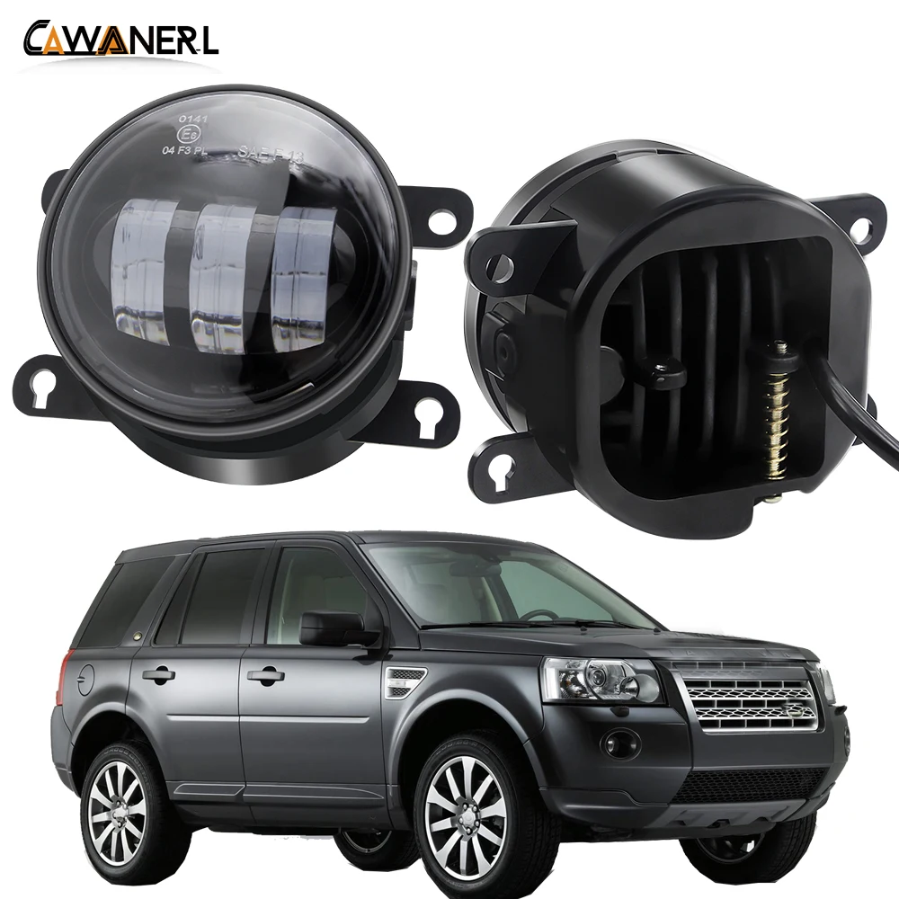 Led Fog Light 30w 6000lm Car Front Bumper Fog Lamp Drl Amber White 12v ...