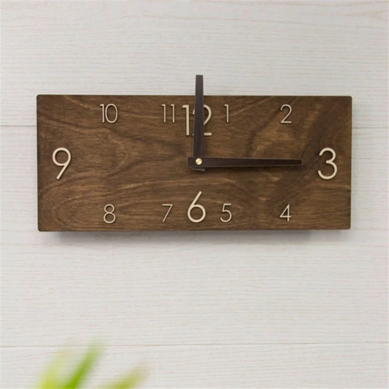 Nouvelle Collection Horloge Murale Bois Originale