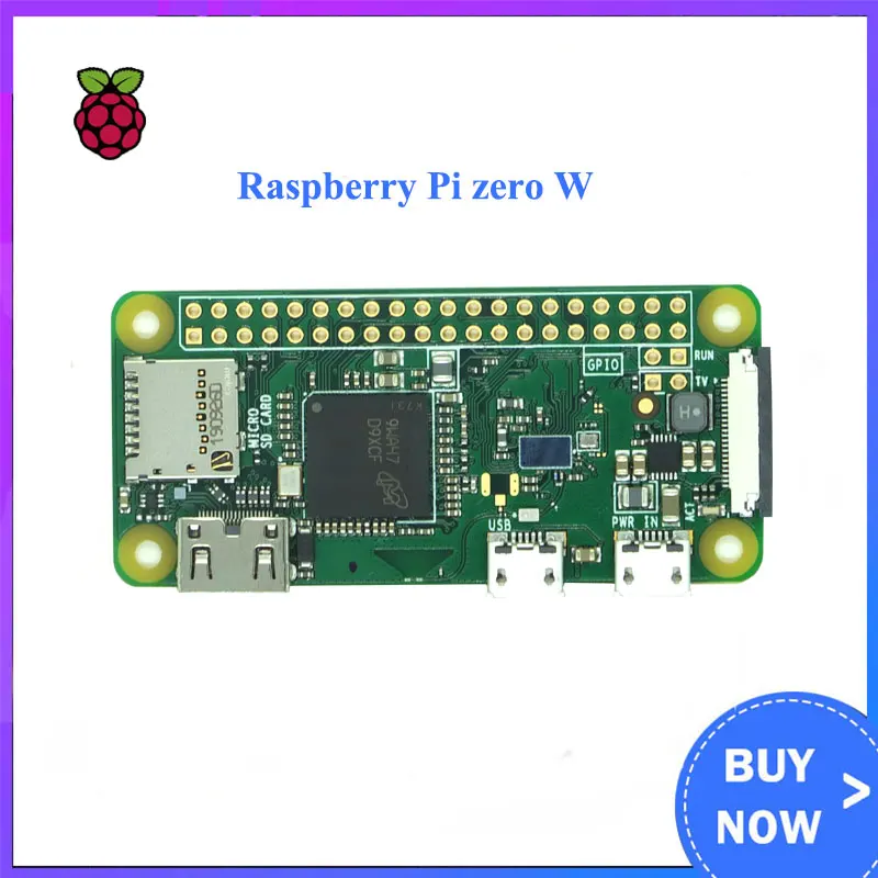 Original Raspberry Pi Zero W Board 1GHz CPU 512MB RAM with Built-in WI ...