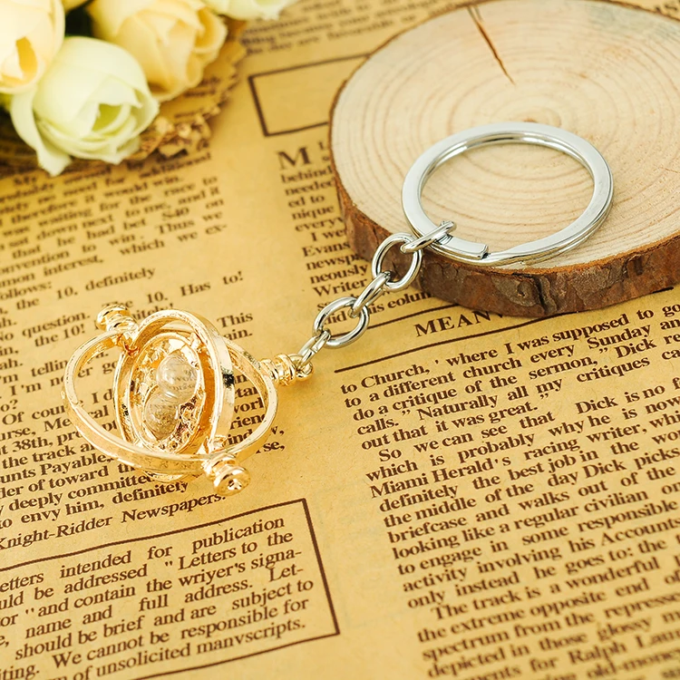 New-Harried-Time-timer-hourglass-Keychain-Keyring-Potters-astronomical ...