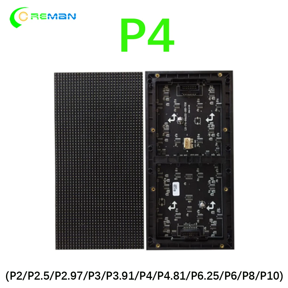 indoor outdoor p4 led module with magnet led matrix RGB full color led ...