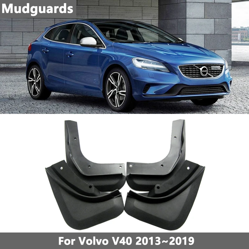 Mudguar For VOLVO V40 Hatchback 2013-2019 2014 2015 Car Mud Flap ...