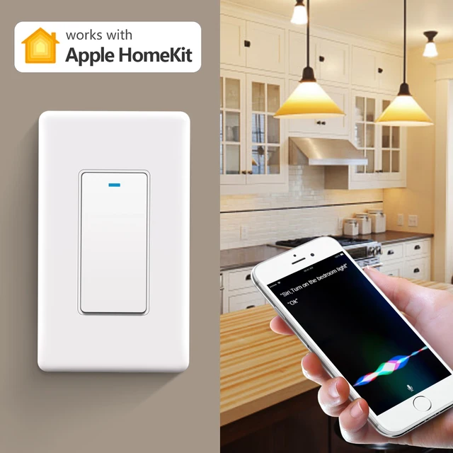 Homekit Siri Voice Control Us Otthoni Wifi Intelligens Kapcsoló Vezeték ...