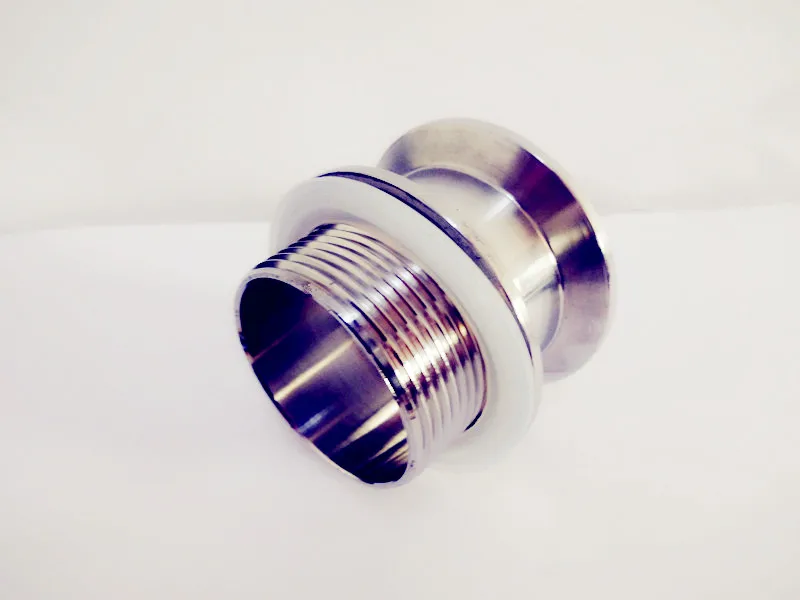 1 1/2"(DN40)48mm External Thread Adapter * Tri clamp 2"(51mm)OD64 With ...