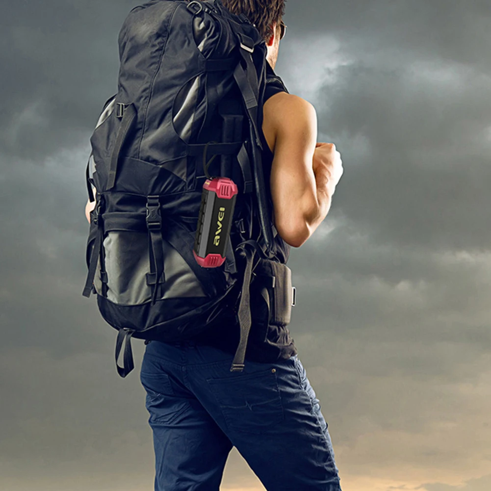 Awei Y280 bluetooth динамик 4000 мАч power Bank NFC Беспроводной Bluetooth спике бас FM радио ...