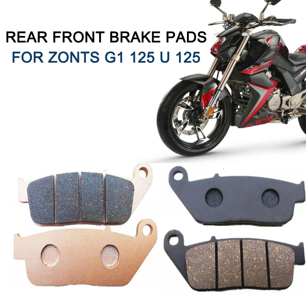 Brake Pads For Zontes G1 -125 Zt125-g1 Zt125-u 125 U Motorcycle Rear ...