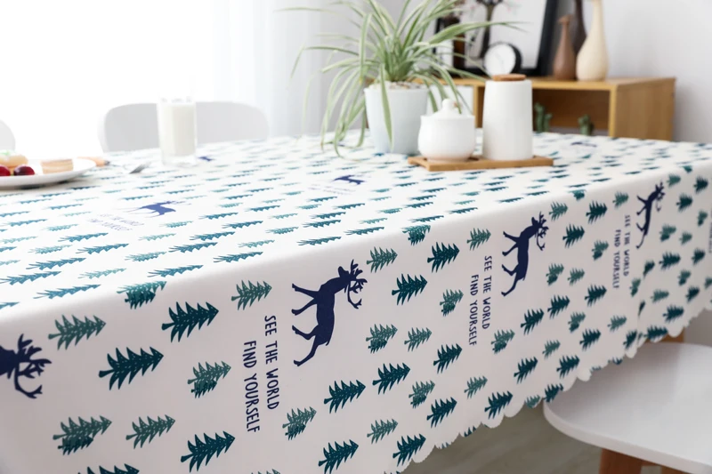 Linge de Table,nappe à carreaux imperméable en tissu Polyester ...