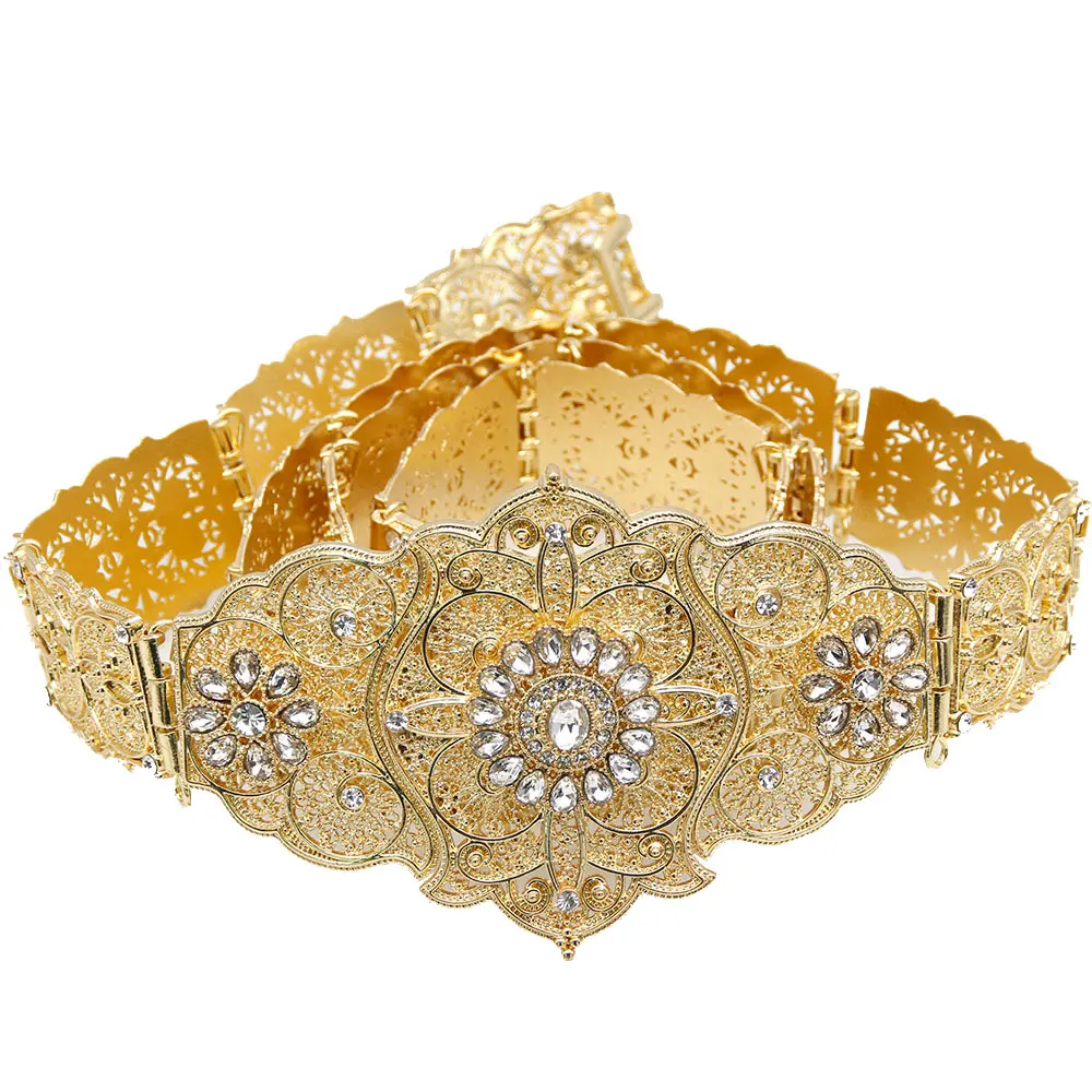 Sunspicems Caftan Belt Morocco For Women Waist Chain Adjustable Length ...