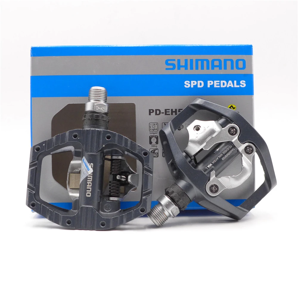 Shimano Pd Eh500 Dual-sided Platform / Clipless Spd Pedals With Cleat ...
