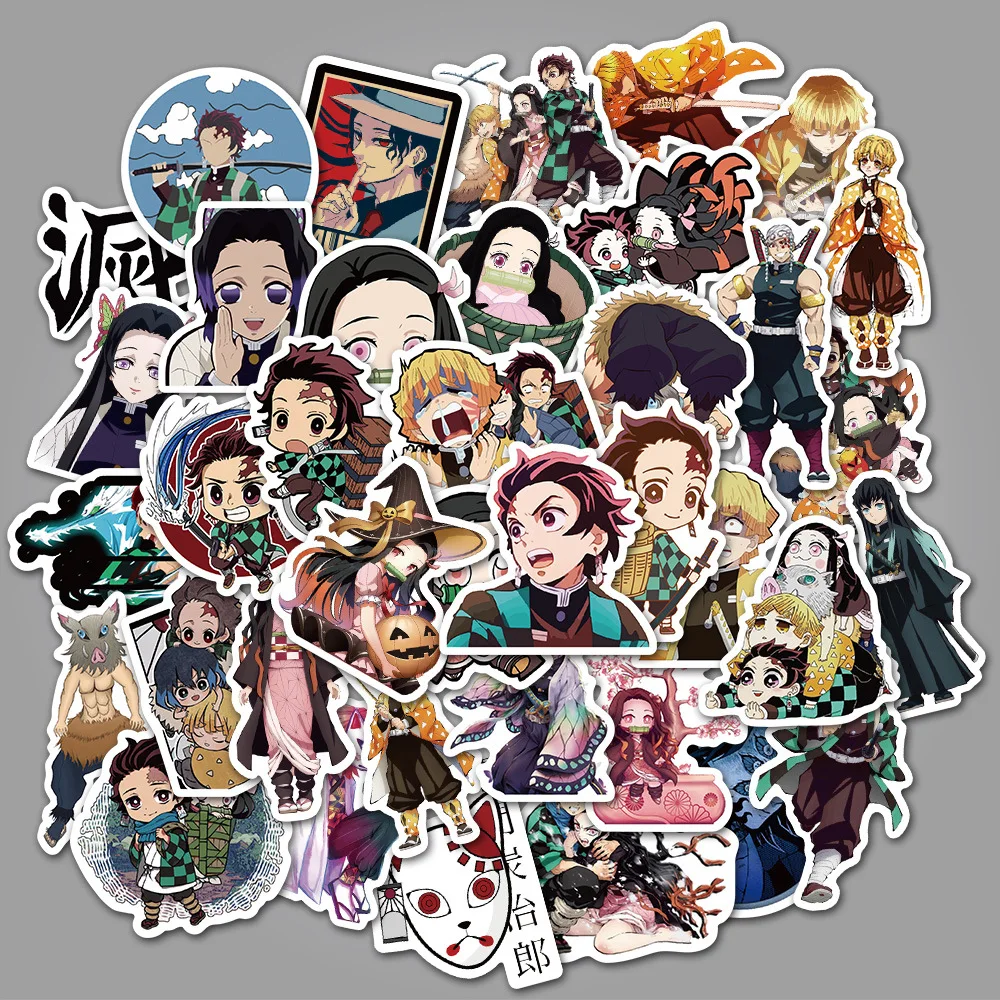 Stickers Paper Tanjiro Sticker W/ FREE GIFT Demon Slayer Sticker Cute ...