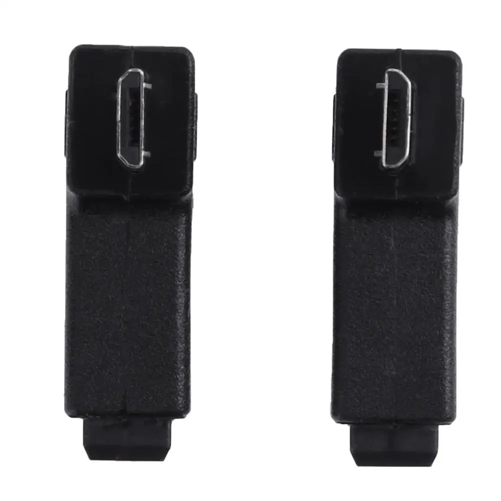 2pcs 90 Degree Mini USB Female to Micro USB Male Adapter Connector ...