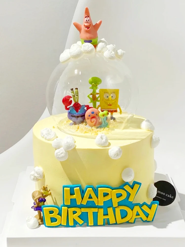 Spongebob Birthday Cakes For Girls