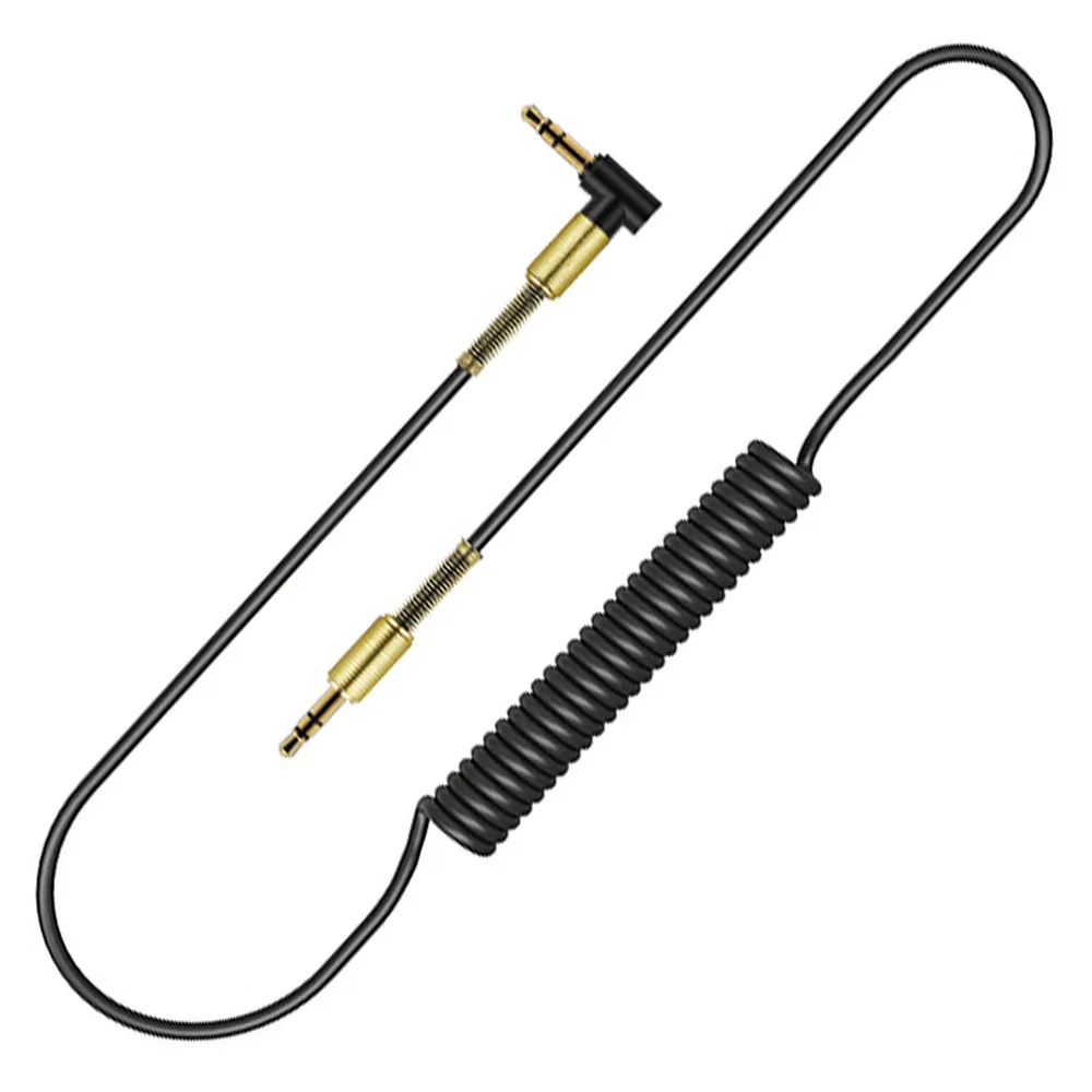 Right Angle Jack 3.5MM Stereo Auxiliary Audio Cable for Car and Phone ...