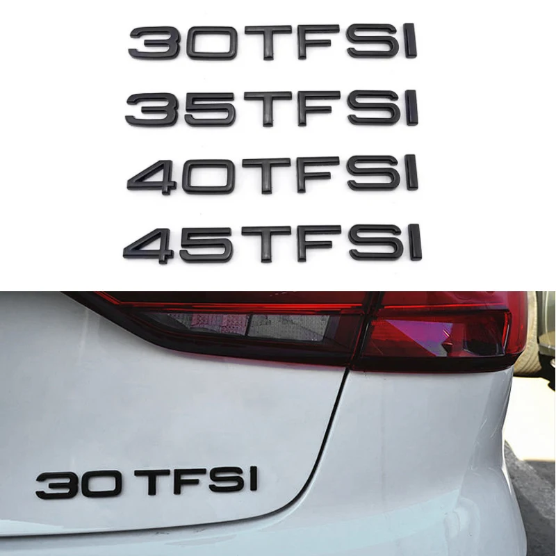 Car Sticker Chrome Silver Letter Emblem Decorative Decal Trunk Ornament ...