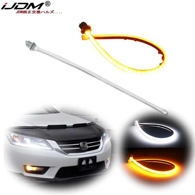 IJDM luces LED DRL con iluminación uniforme para Honda Accord Sedan ...