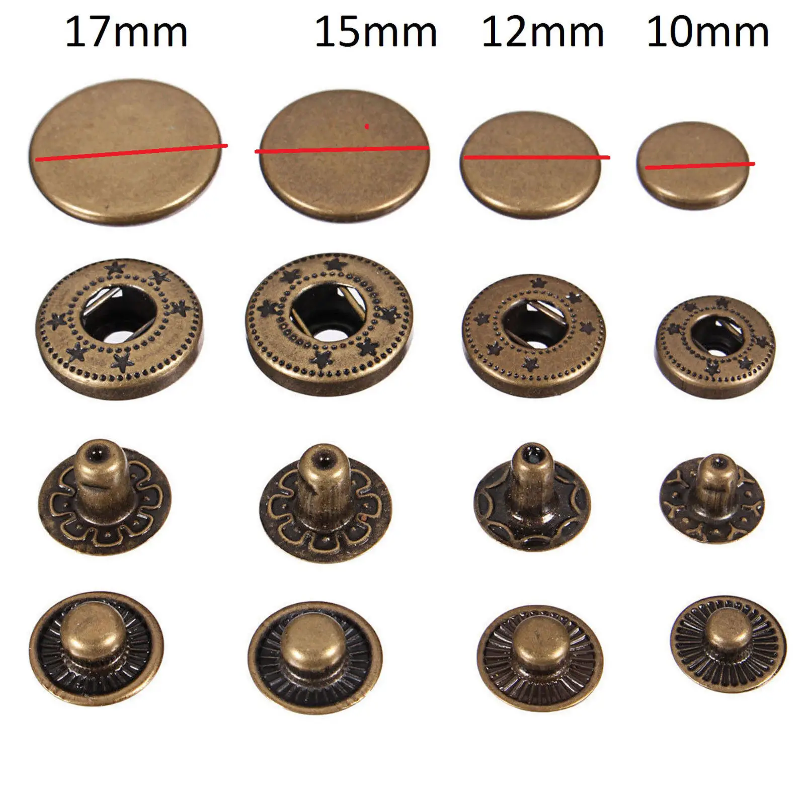 100set-10mm-12mm-15mm-brass-material-metal-snap-button-poppers-for ...