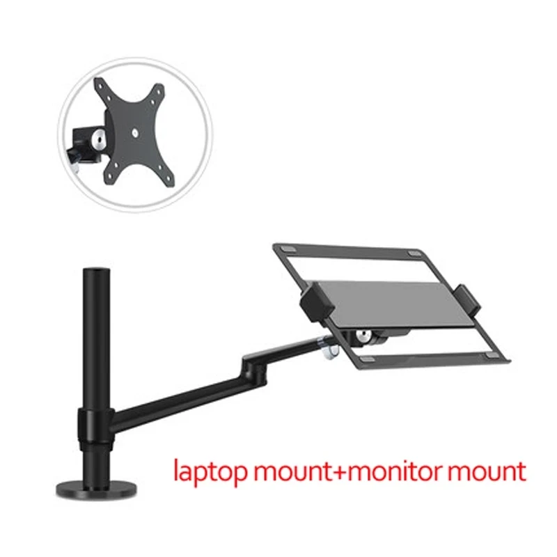 OL-1S-360-Rotation-Aluminum-Alloy-2-in-1-monitor-arm-mount-stand-and ...